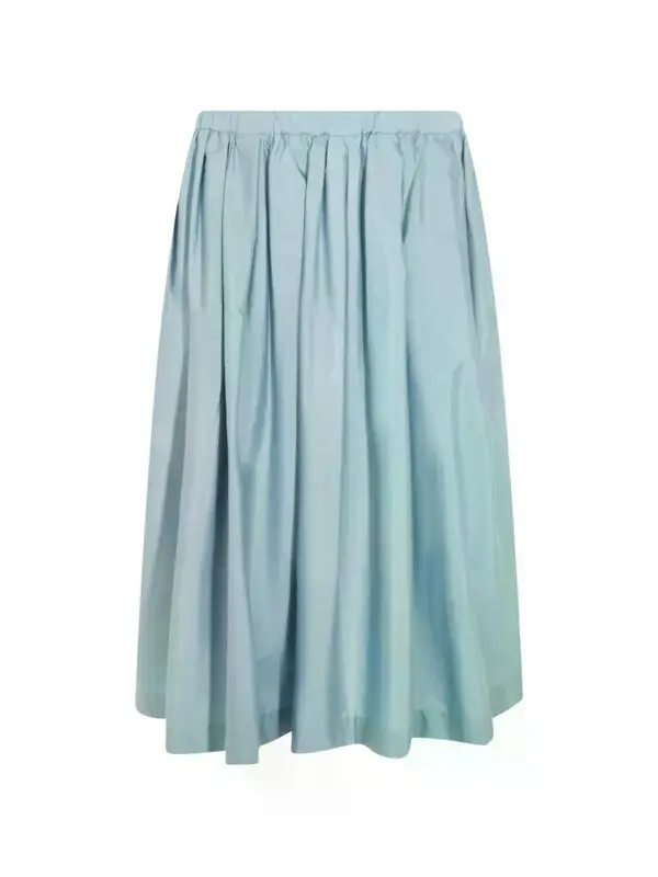 NINE:INTHE:MORNING Pleated Flared Midi Skirt