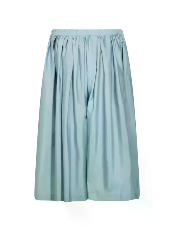 NINE:INTHE:MORNING Pleated Flared Midi Skirt
