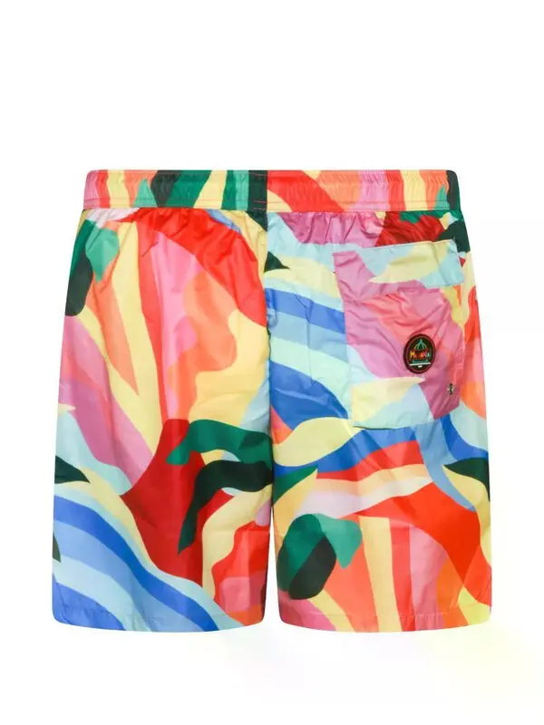 MAUNA KEA Abstract-print Swim Shorts