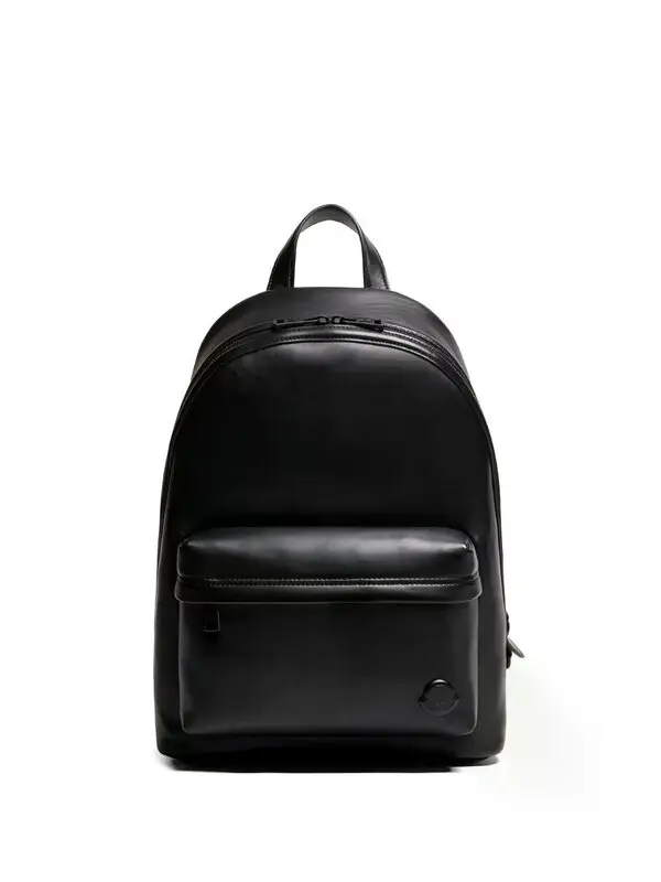 Moncler Leather Backpack - Black