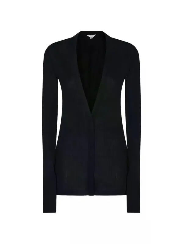 Malo Ribbed Knit V-neck Cardigan