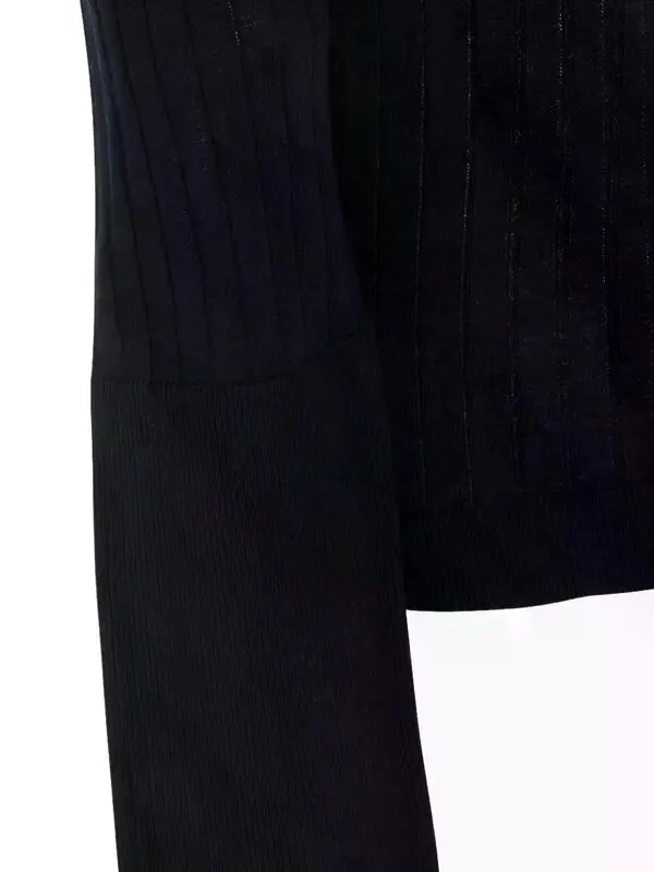 Malo Ribbed Knit V-neck Cardigan