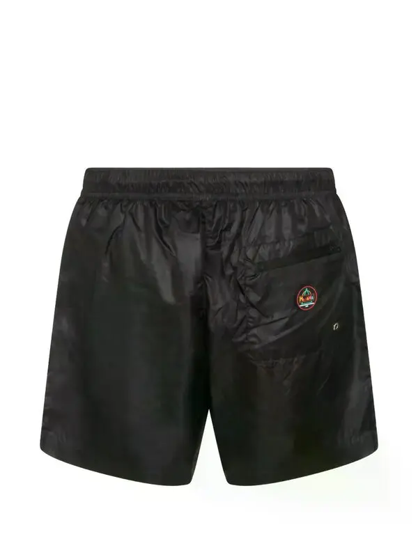 MAUNA KEA Logo-patch Swim Shorts - Black