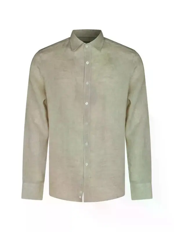 Canali Linen Shirt - Neutrals