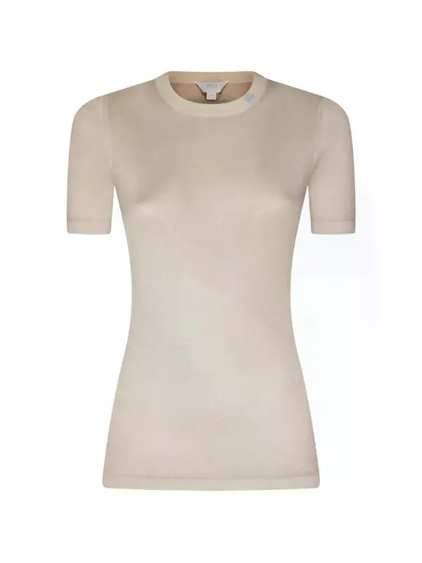 Malo Short-sleeved Cashmere Top