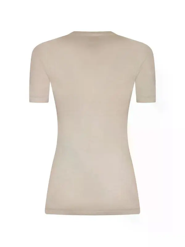 Malo Short-sleeved Cashmere Top