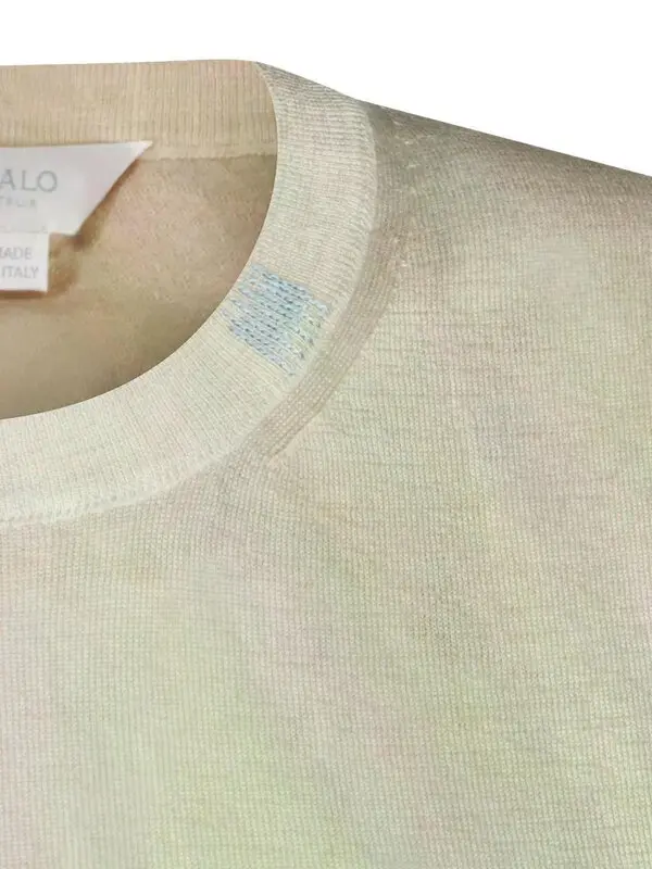 Malo Short-sleeved Cashmere Top