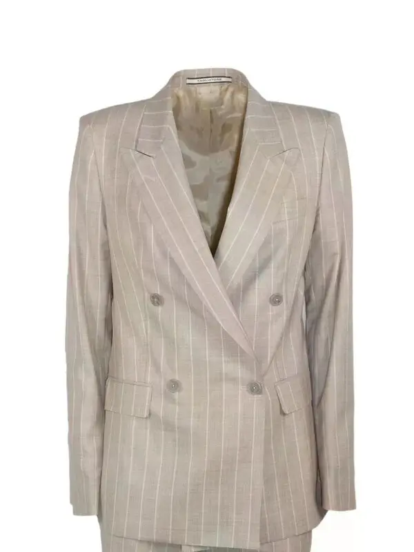 Tagliatore Pinstripe Double-breasted Suit - Neutrals