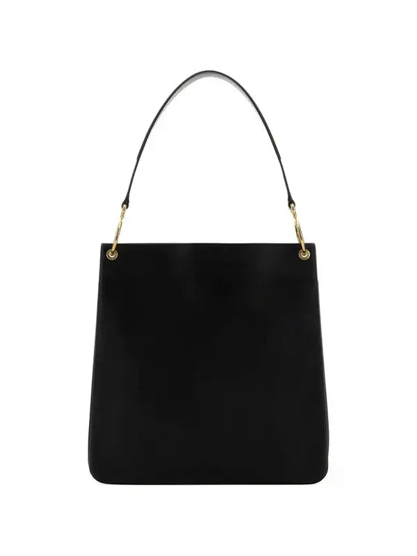 JIL SANDER Otto Leather Tote - Black