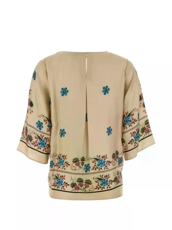 Max Mara Samba Floral-print Blouse
