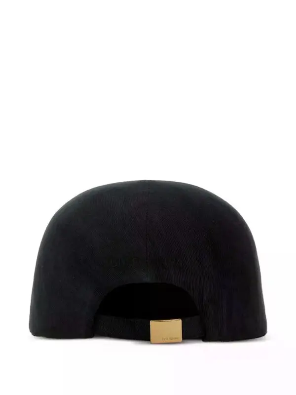 Balenciaga Logo-embroidered Baseball Cap - Black