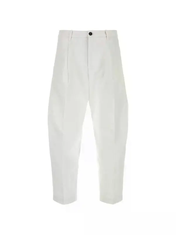 NINE:INTHE:MORNING Giulio Belt-loop Trousers - White