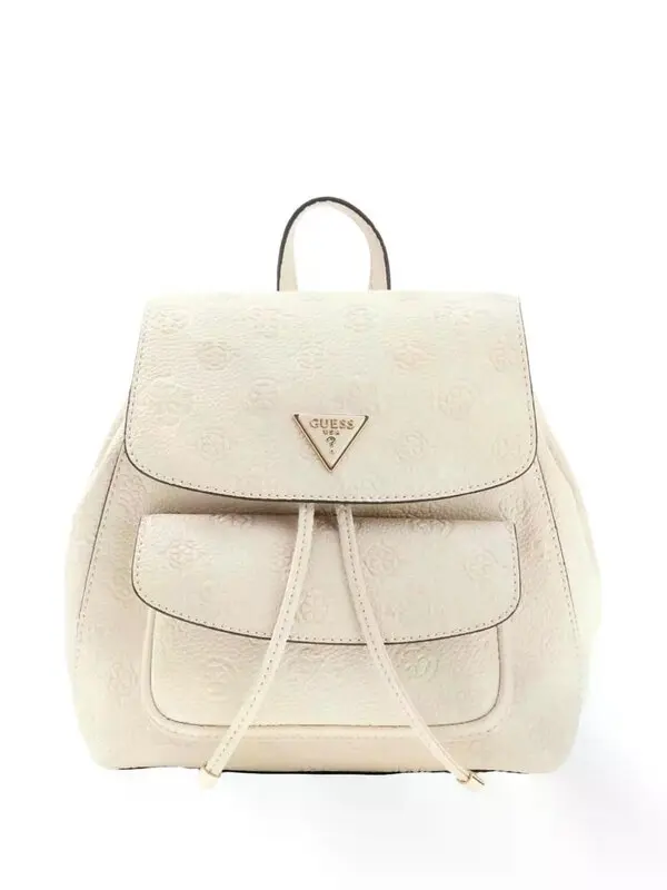 Guess Cresidia Embossed Backpack - Neutrals