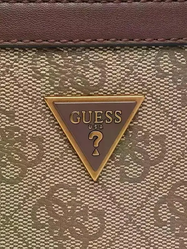 Guess Monogram Milano Belt Bag - Neutrals
