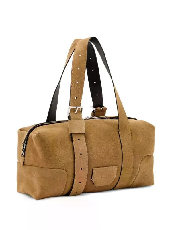 ALLSAINTS Ares Buckle-detail Shoulder Bag - Brown