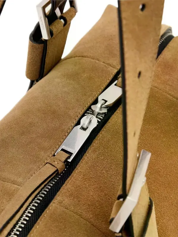 ALLSAINTS Ares Buckle-detail Shoulder Bag - Brown