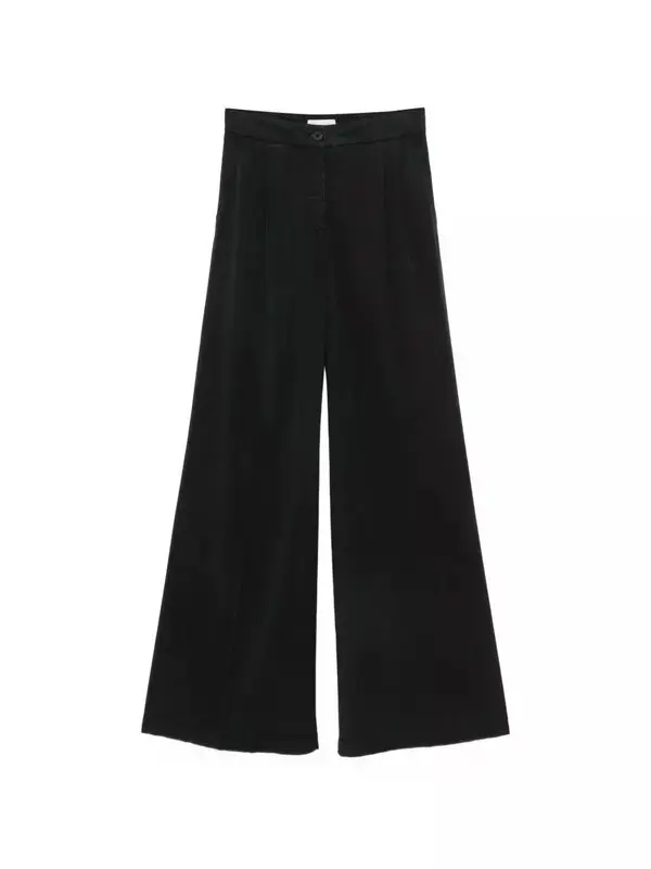 VIA MASINI 80 Pleated Wide-leg Trousers