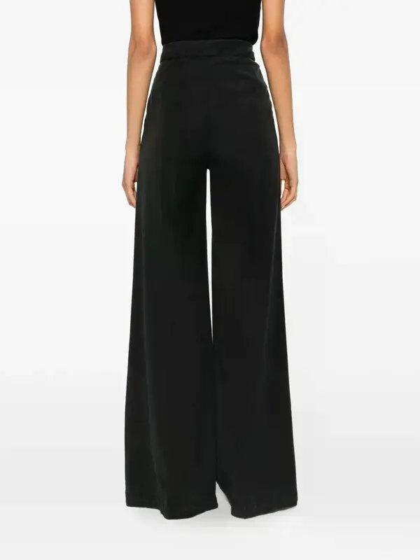 VIA MASINI 80 Pleated Wide-leg Trousers