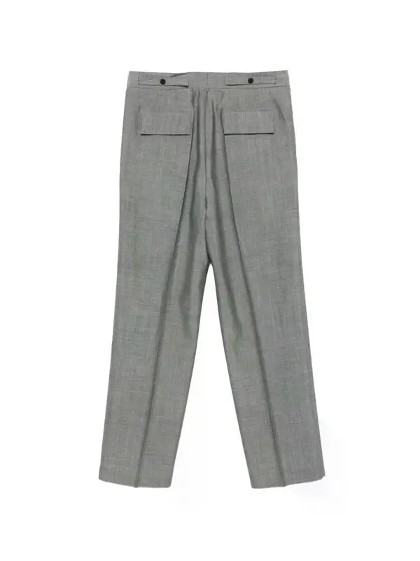 SAPIO Pressed-crease Mohair Trousers