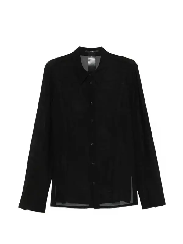 SAPIO Sheer Button-up Shirt