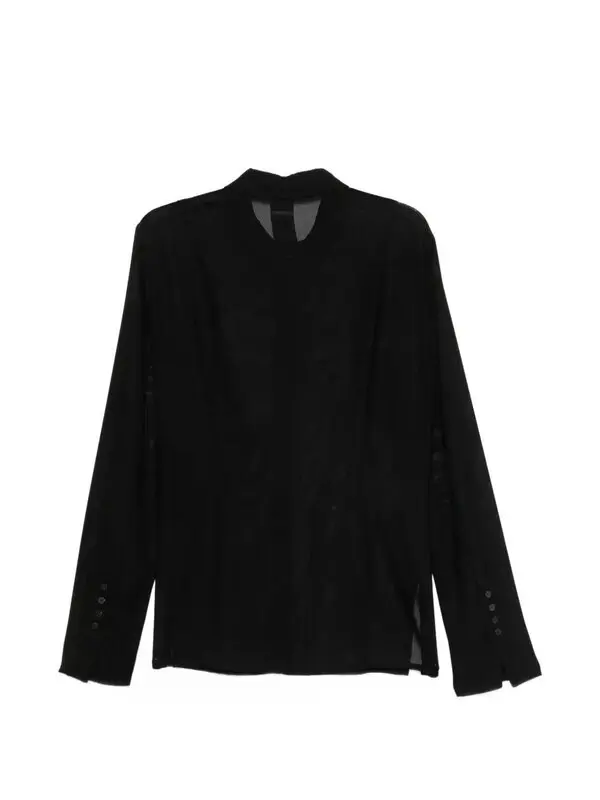 SAPIO Sheer Button-up Shirt