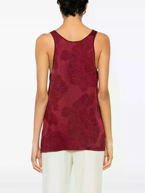 Chloé Floral-jacquard Tank Top