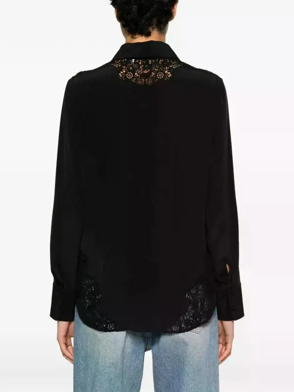 Chloé Lace-panelled Shirt