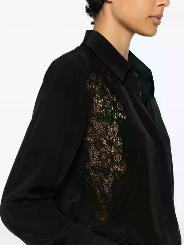 Chloé Lace-panelled Shirt