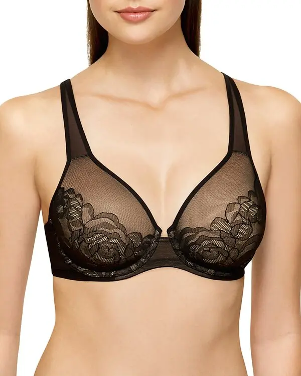 Wacoal Full Figure Stark Beauty Underwire Bra - Black