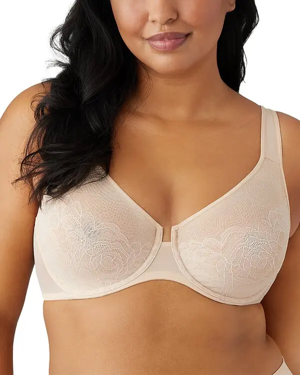 Wacoal Full Figure Stark Beauty Underwire Bra - Sand