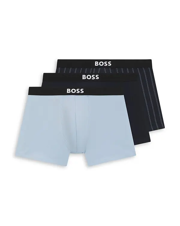 BOSS One Boxer Briefs, Pack Of 3 - Open Blue