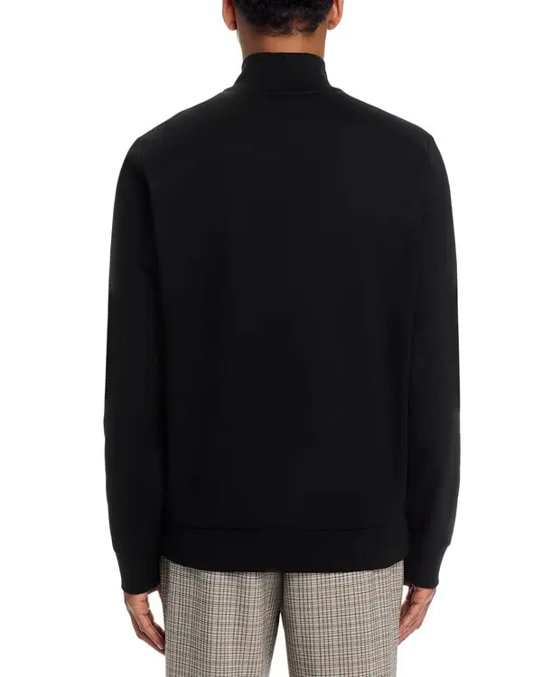 BOSS H-stimmann Quarter Zip Sweater - Black