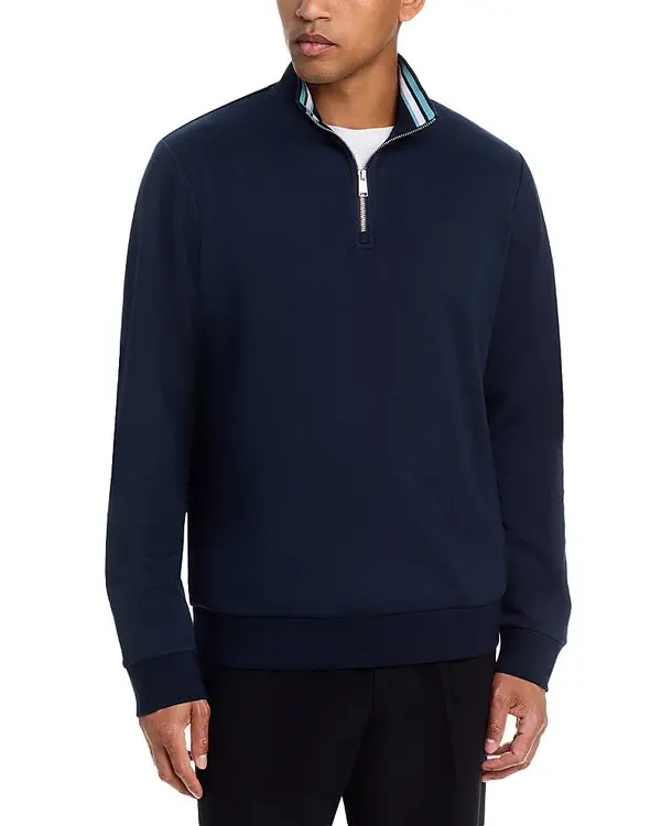 BOSS H-stimmann Quarter Zip Sweater
