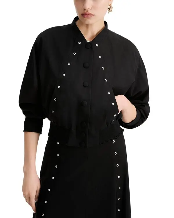 Marella Embellished Bomber Jacket