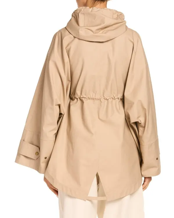 Moncler Brunnera Long Parka - Rust