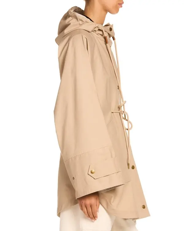 Moncler Brunnera Long Parka - Rust