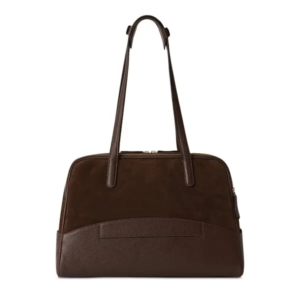 BY BANOO Core Collection 12 Hour Leather Duffle Bag - Mocha/gold