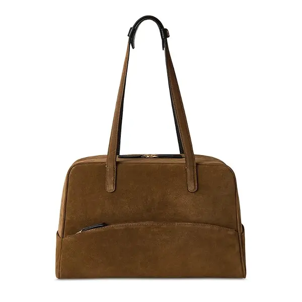 BY BANOO Core Collection 12 Hour Leather Duffle Bag - Pecan/gold