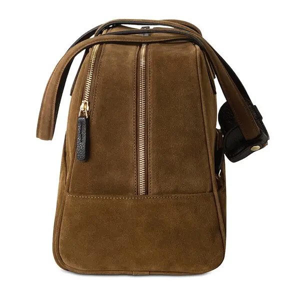 BY BANOO Core Collection 12 Hour Leather Duffle Bag - Pecan/gold