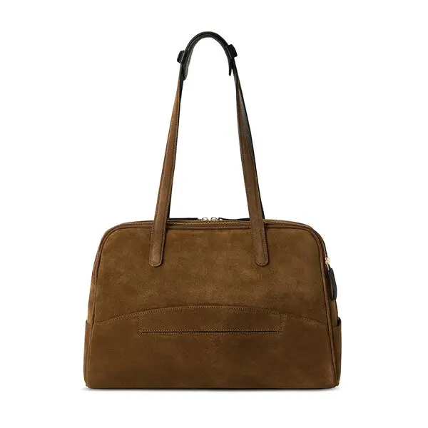 BY BANOO Core Collection 12 Hour Leather Duffle Bag - Pecan/gold