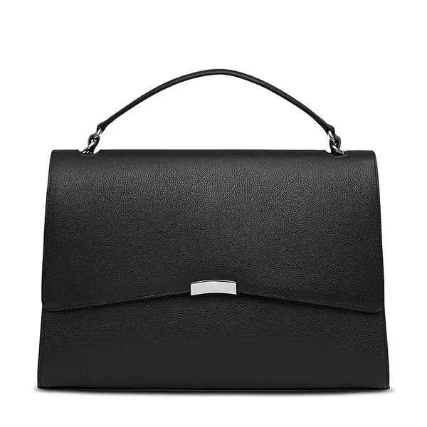 BY BANOO Signature Briefcase - Black Silver