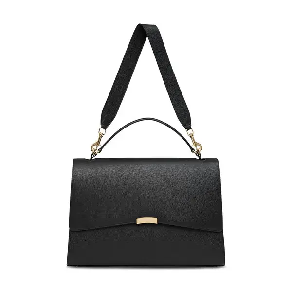 BY BANOO Signature Briefcase - Black/gold