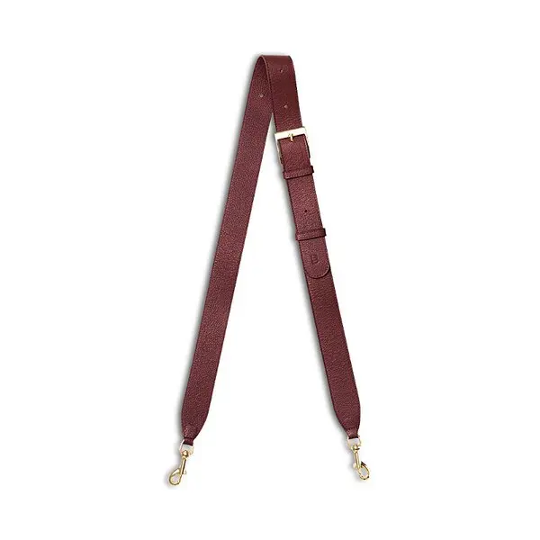 BY BANOO Crossbody Strap - Burgundy/gold