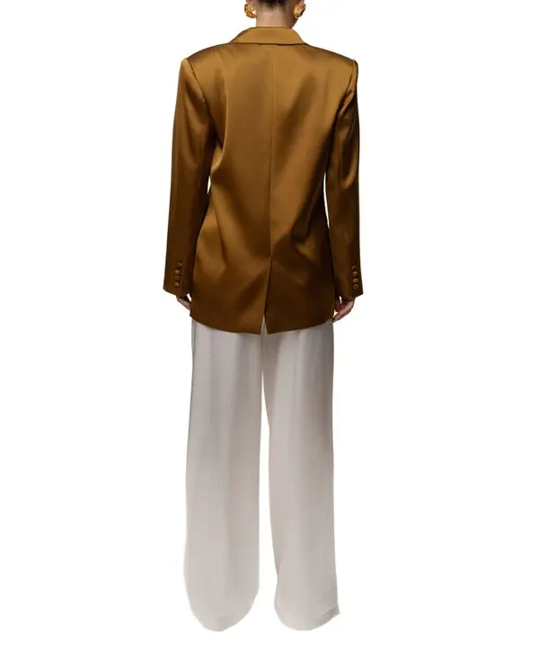 JLUXLABEL Oversized Satin Blazer