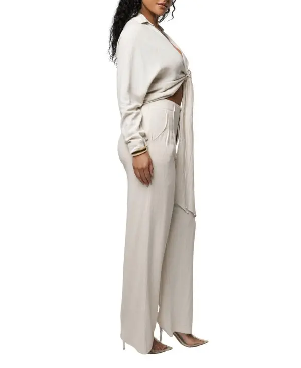 JLUXLABEL Thea Linen Trousers