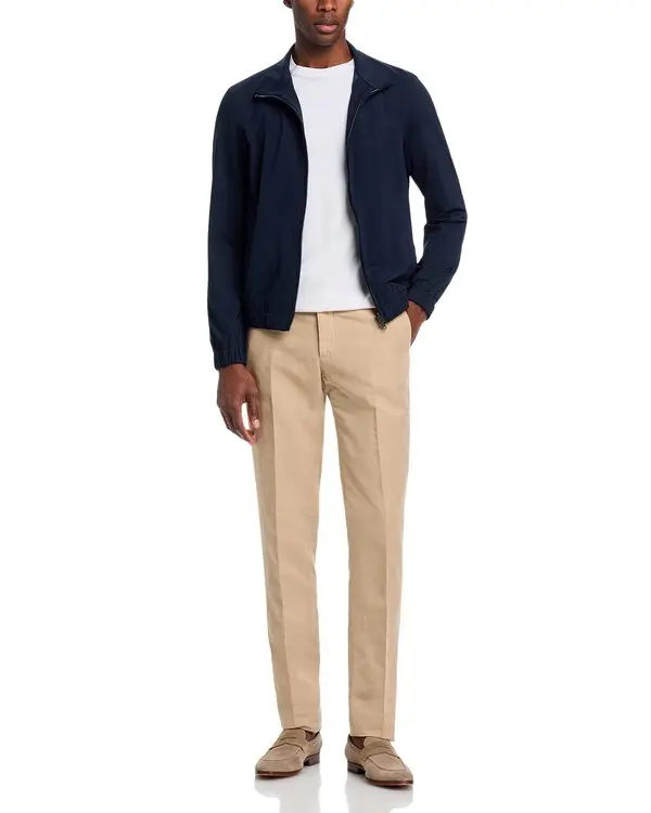 Herno Zip Jersey Jacket - Blue/ Navy