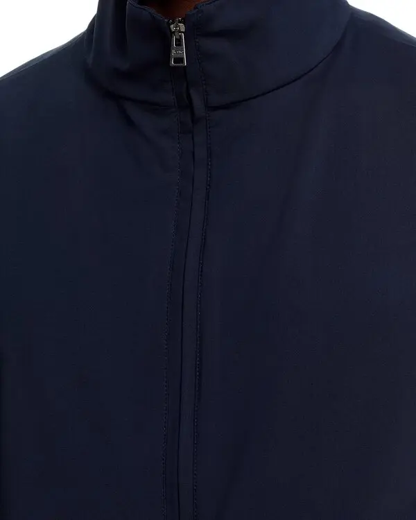 Herno Zip Jersey Jacket - Blue/ Navy