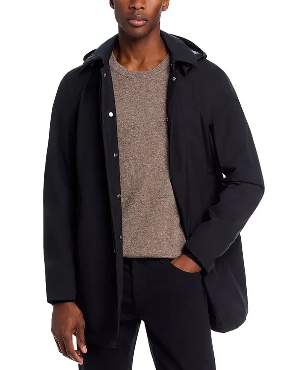 Herno Waterproof City Trench Coat - Black