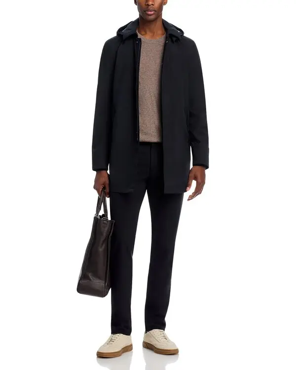 Herno Waterproof City Trench Coat - Black