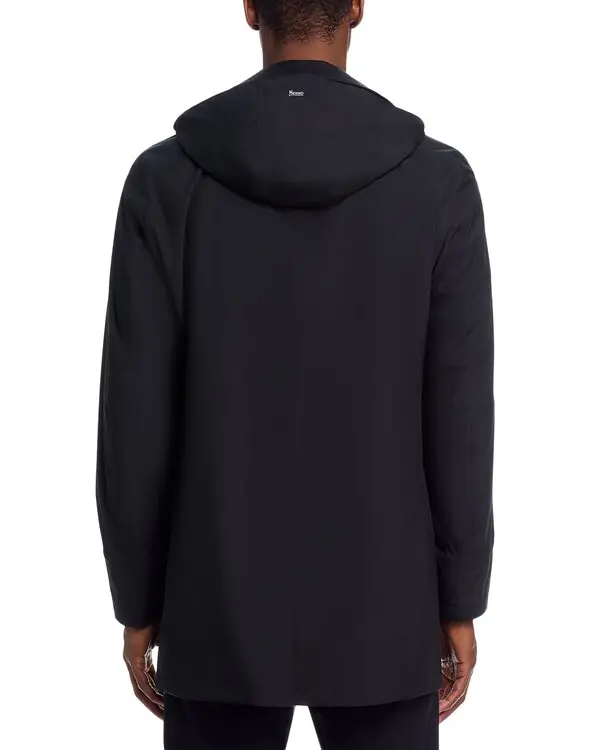 Herno Waterproof City Trench Coat - Black